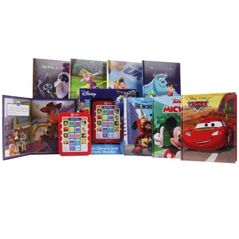 Disney Me Reader Electronic Reader And 8 Book Library Sound Book Set Phoenix International