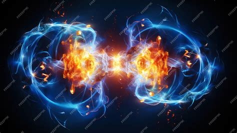 Premium Ai Image Scientific Concept Of Depicting The Fusion Of Two