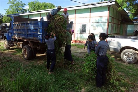ဂန့်ဂေါမြို့၊ ကုတင် ၁၀၀ ဆံ့ ခရိုင်ပြည်သူ့ဆေးရုံ၌ စုပေါင်းသန့်ရှင်းရေးပြုလုပ် Information And