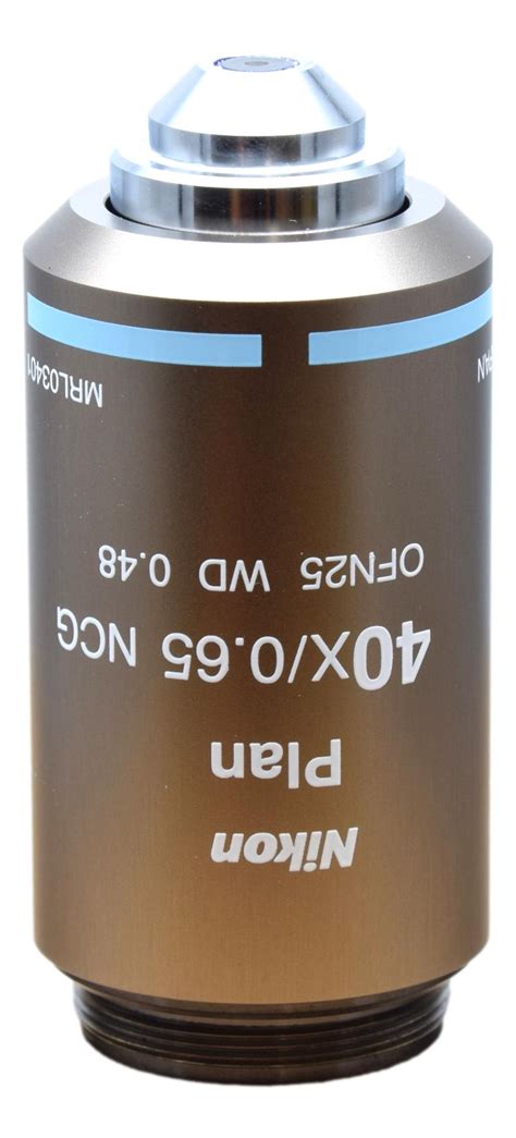 Nikon 40x Plan Ncg Microscope Objective Microscope Central