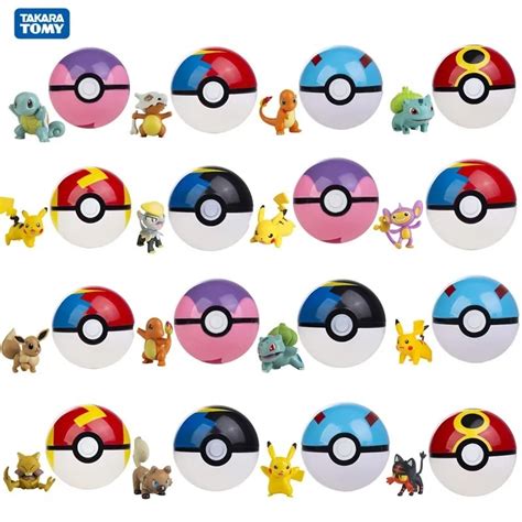 Pokemon Anime Figure Elf Ball Cartoons Movie Anime Figure Pikachu
