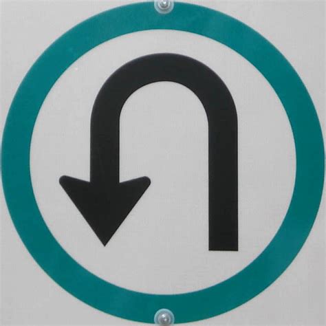 U Turn Only This Doesnt Mean U Turns Are Allowed Here It… Flickr