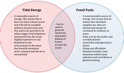 Fossil Fuels And Tidal Energy Tidal Energy