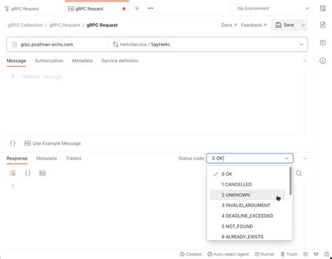 Postman 使用 Grpc 示例w3cschool
