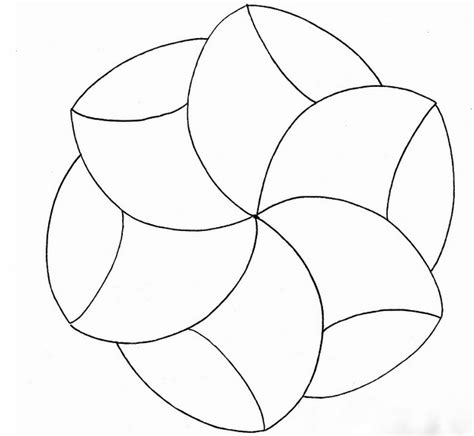 Zendala Template Floral Circular Mosaic Pattern