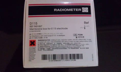 Radiometerdenmark Pn942 067 Kit Membranesd115 For Ref Electrode