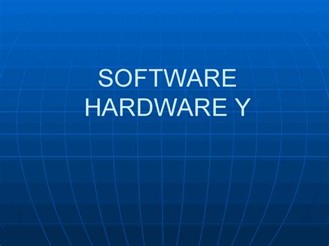 Softwarehardware Y Software Docsity