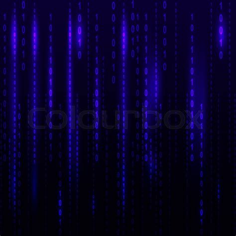 Abstract Blue Technology Background Stock Vector Colourbox