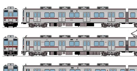 私鉄 【hd東武03】マルーン帯の主力車両【10000系】 古淵工機10rspi作者？のイラスト Pixiv