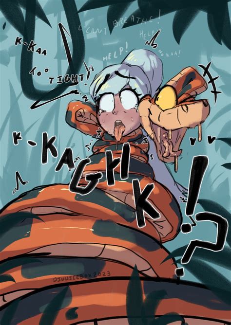 Rule 34 1girls 2d Asphyxiation Coiling Coils Commission Constriction Disney Djuuicebox Female