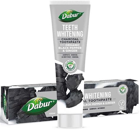 Зубная паста с органическим с перцем и имбирем - Dabur Teeth Whitening ...