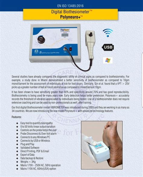 Digital Biothesiometer At ₹ 32500 Surgical Equipment In Chennai Id