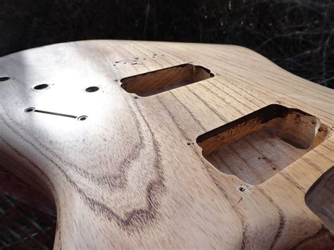 Warmoth Ash Strat Body 80s Reverb