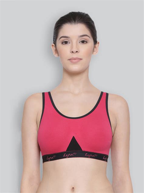 Pink Non Padded Sports Bra 531 Lyra