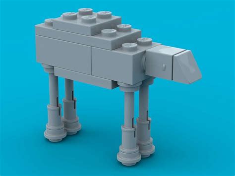Lego Moc Micro At At By Rlanoue Rebrickable Build With Lego