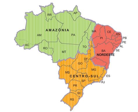 Estados Do Brasil Capitais E Siglas Mundo Educação Estados Do🙃