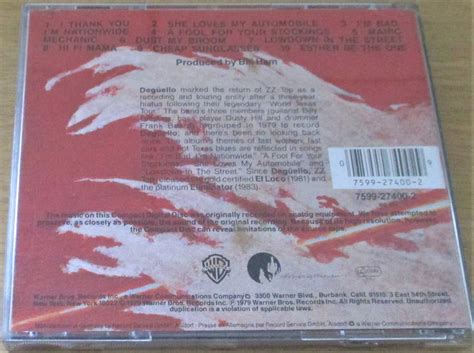 Zz Top Deguello Cd Subterania