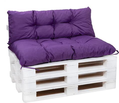 Setgarden® Garden Furniture Set Pallet Back Seat Cushions Garden Seat