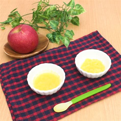 「きほんの離乳食 りんご（生後5〜6か月頃から）」 動画 離乳食 初期 レシピ 離乳食 手づかみ レシピ 離乳食レシピ