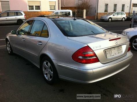 2002 Mercedes Benz E 320 CDI Avantgarde FULL 1 Hand Panoramdach Car