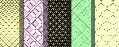 Premium Vector Collection Of Vibrant Seamless Vector Geometrical Patterns For Web Sites And