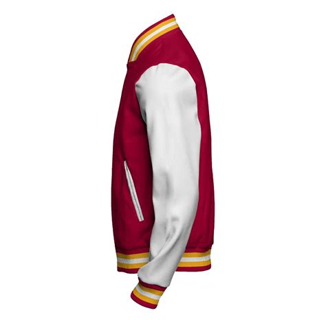 Usc Trojans Cardinal Sc Interlock Faux Leather Letterman Jacket Usc