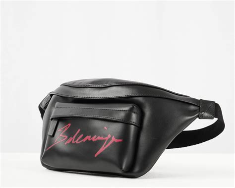 Balenciaga Everyday Waist Bag Red Logo Moressi Ph