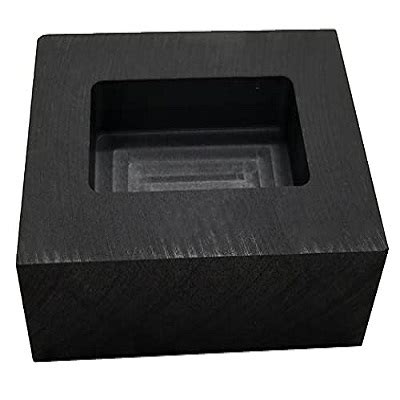 High Quality Graphite Ingot Mold For Gold Silver Copper Casting G Capacity Heat