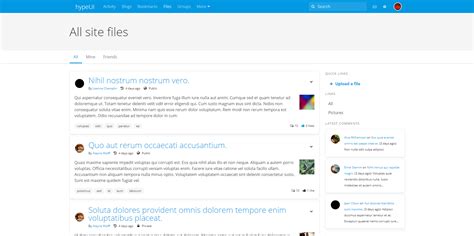 Github Hypejunction Hypeui Elgg Theme Written From Scratch Using Bulma Io