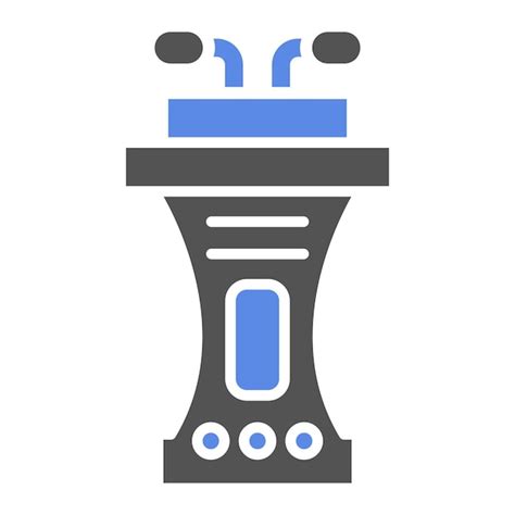 Premium Vector Lectern Icon Style