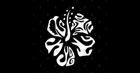 Kiana White Tropical Flowers Sticker Teepublic