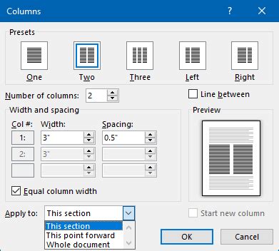 Using And Formatting Columns In Microsoft Word Legal Office Guru