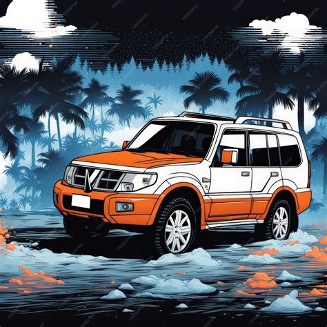 Premium Vector Suv Car Vector Illustration Suv Car Vector Illustration
