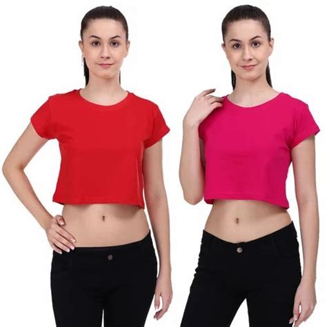 Plain Crop Top Manufacturer From Vasai