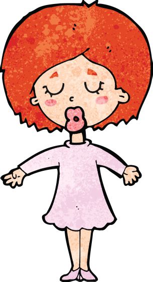말풍선이 있는 여성 드레스 낙서 드로잉에 대한 스톡 벡터 아트 및 기타 이미지 낙서 드로잉 명랑한 문화 Istock