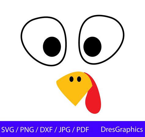 Turkey Face Svg Turkey Face Png Turkey Face Dxf Turkey Face 