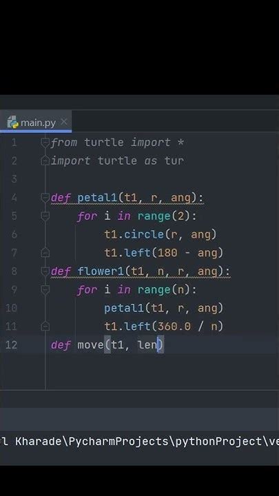 Learn To Create Some Beautiful Shapes Using The Turtle Library In Python🐍 Shorts Pythonturtle