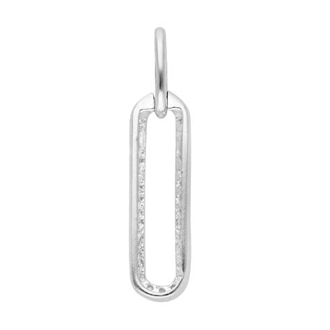 Buy Diamond Accent Pendant In Platinum Over Sterling Silver At Shoplc