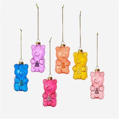 Glass Gummy Bear Ornament 3 25 Manualidades Decoración De Unas Navidad