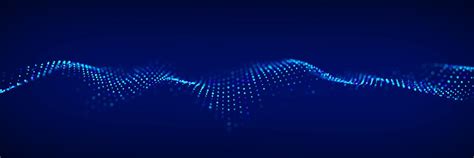 premium photo dynamic particle wave futuristic green point wave flow