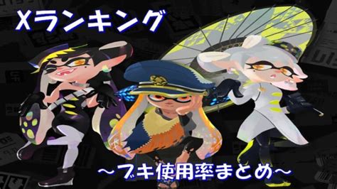 Xランキング 22年12月10日時点 武器使用状況【スプラトゥーン3】 ｜ スプラトゥーンれぽーと