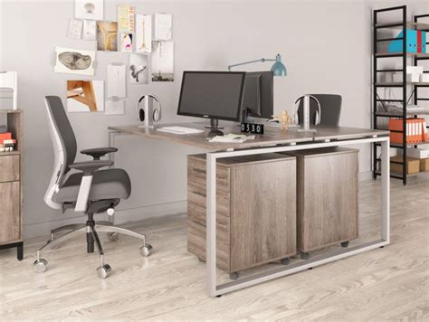 Двойной письменный стол для двоих Q-140 Loft Design офисный ...
