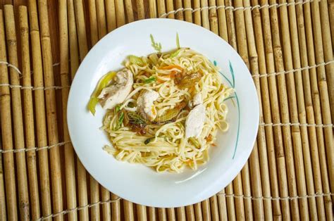 Kolkata Style Egg Chicken Chow Mein Stock Image Image Of Food China