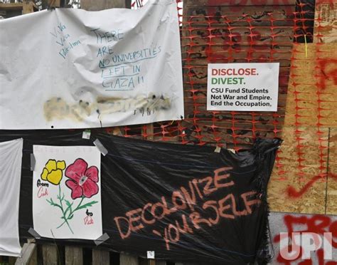Photo Csula President Says Protesters Must Leave Pro Palestinian