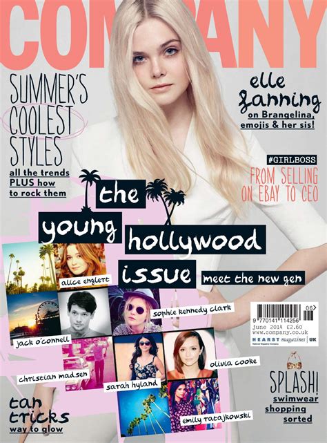 Elle Fanning On The Cover Of Company Magazine June 2014 Issue Hawtcelebs