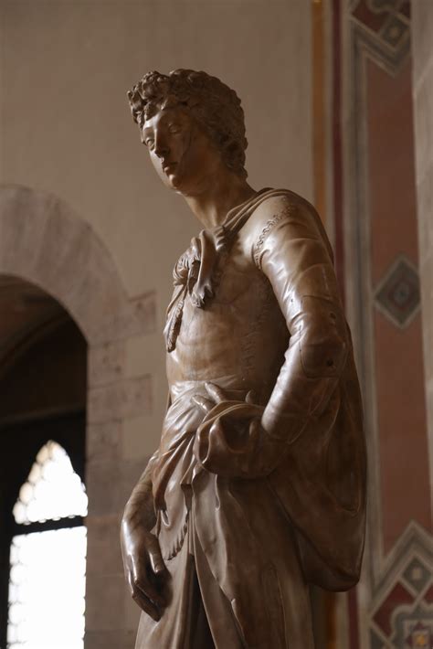 Donatello The Marble David 1409 Tuttart Pittura Scultura