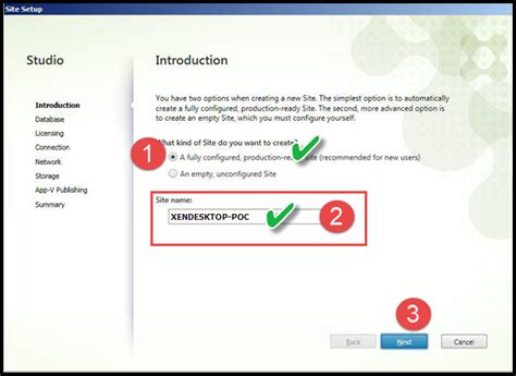Citrix XenDesktop 7 6 Citrix Studio Configure New Site Experts Exchange