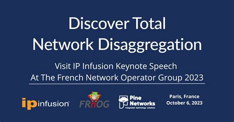 Ip Infusion At The French Network Operator Group 2023 Ip Infusion