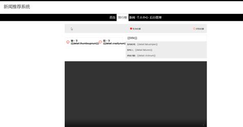 基于springboot的新闻推荐系统 毕业设计 Springbootvuemysql Csdn博客