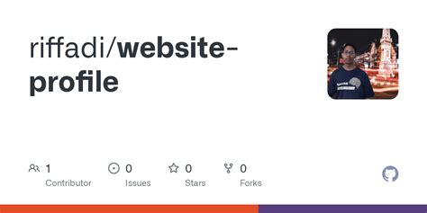 Github Riffadi Website Profile